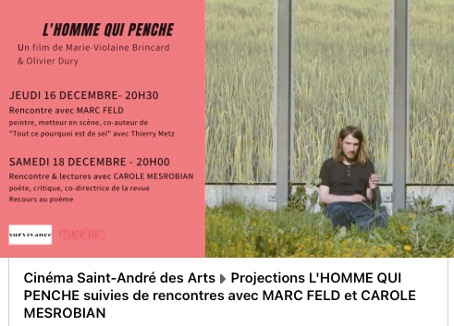 L'Homme qui penche : hommage à Thierry Metz – Recours au poème